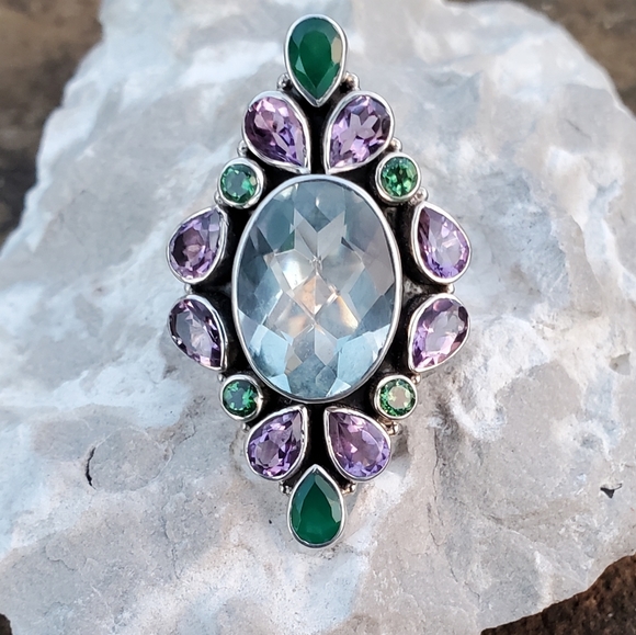 Nicky Butler | Jewelry | Nicky Butler Aqua Quartz Amethyst Chalcedony ...